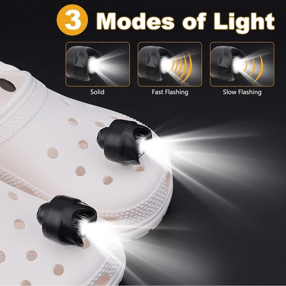 Other | 2pc Led Croc Lights Croc Headlights With 3 Light Modes For All ...